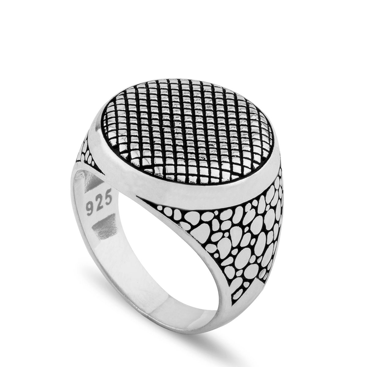 Spider Eye Shaped Fine Sterling Silver Ring for Men – chicotta.com